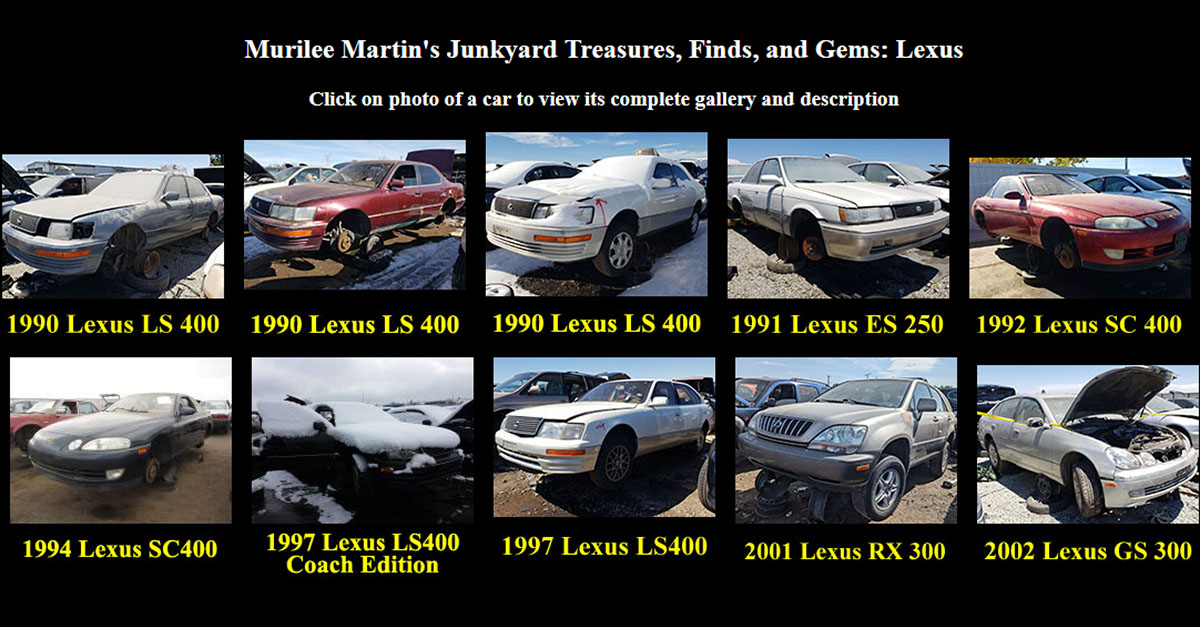 Murilee Martin's Junkyard Treasures, Finds, and Gems: Lexus