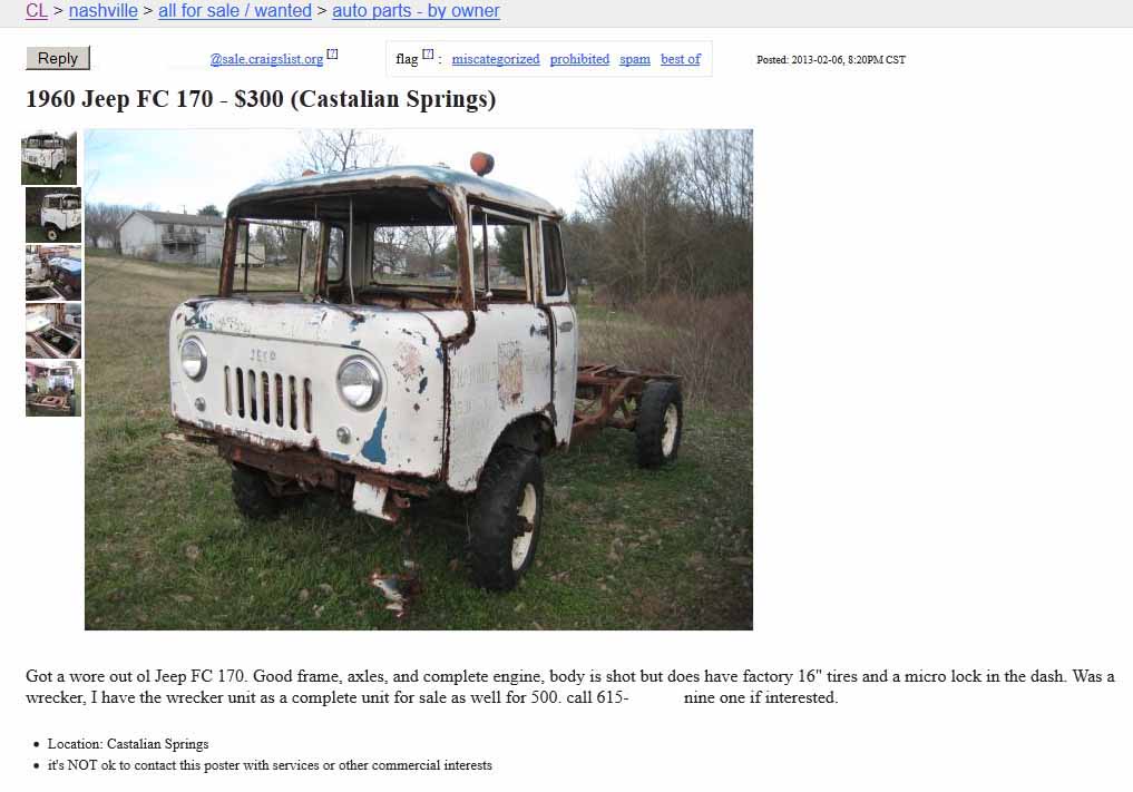 Project Car Hell, Forward Control Inferno Edition: Jeep FC-170 vs Dodge ...